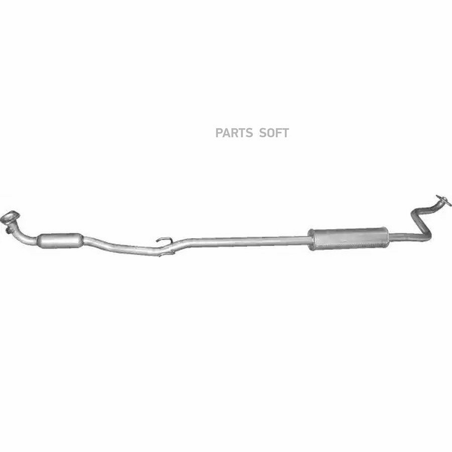 Глушитель средн часть TOYOTA: YARIS 1.3I 16V 11/05- от официального дистрибьютора, POLMOSTROW, артикул 26180