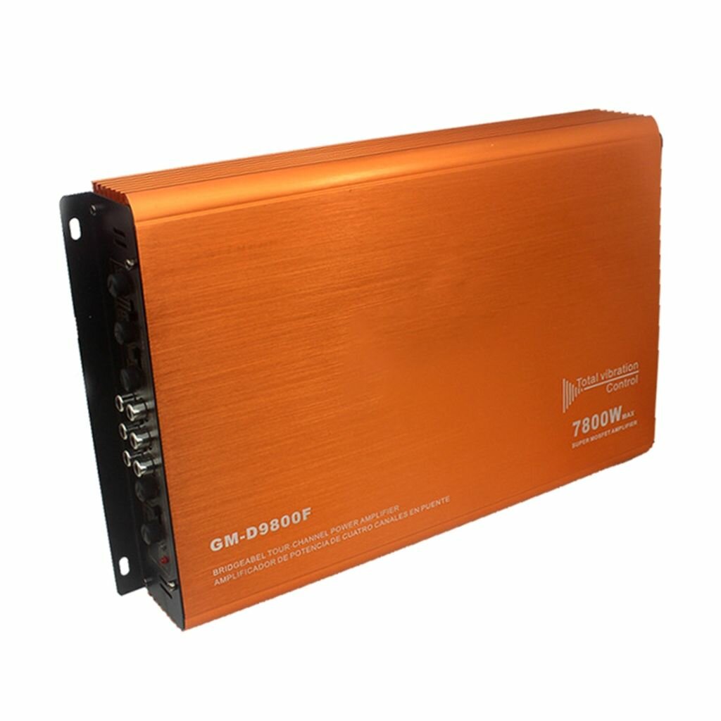 4-канальный автомобильный усилитель с динамическим звуком и охлаждением