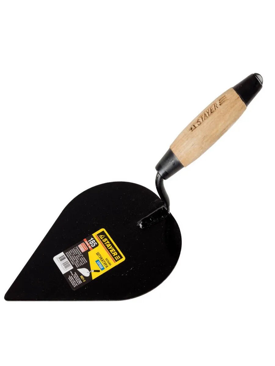 190 мм, деревянная ручка, кельма штукатура