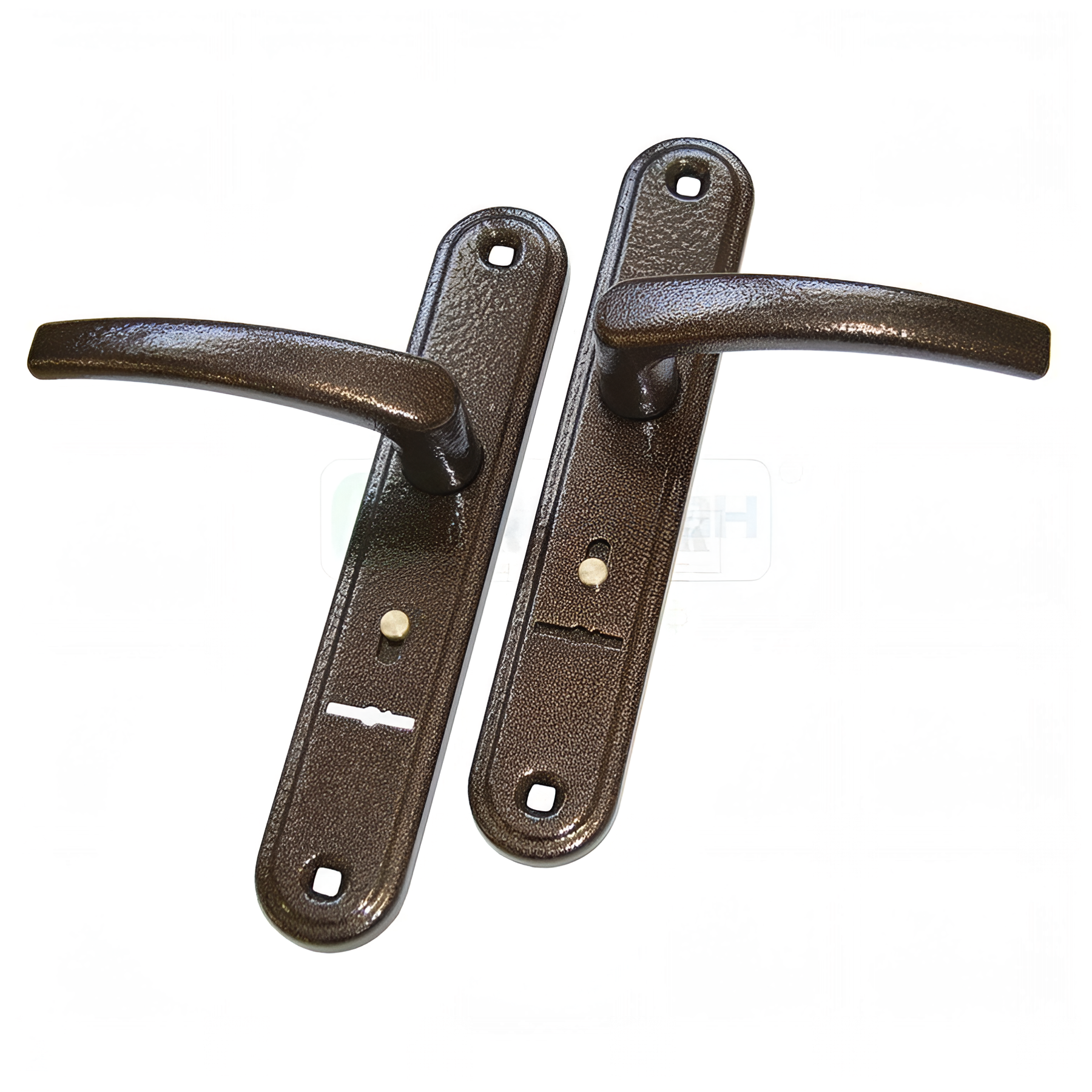 Ручка Гардиан Вега 41.31 медный антик RAL 2474, ЦАМ, овальная, поворотная, антикварная, полимерное покрытие