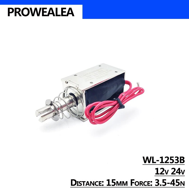 Электромагнит PROWEALEA WL-1253B 12В/24В 12V