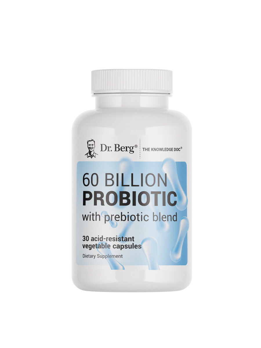 Пробиотики 60 Billion Probiotic, для пищеварительной системы
