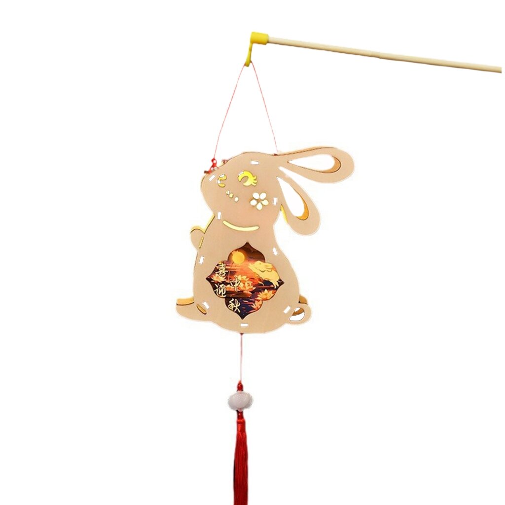 Прекрасные кролики легкие висящие декоры портативные осенние фестиваль