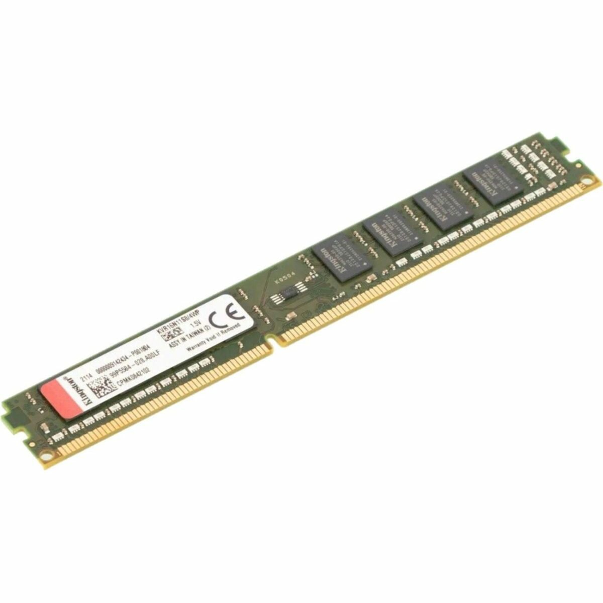 Оперативная память Kingston DDR3 DIMM 4GB 1600Мгц CL11 1Rx8 (KVR16N11S8/4WP) (2249049)