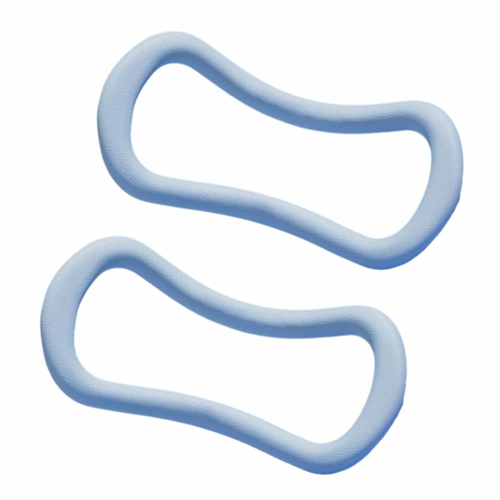 Кольца для тренировок пилатес, инструмент для сопротивления и растяжки, Небесно-голубой - Мягкий стиль