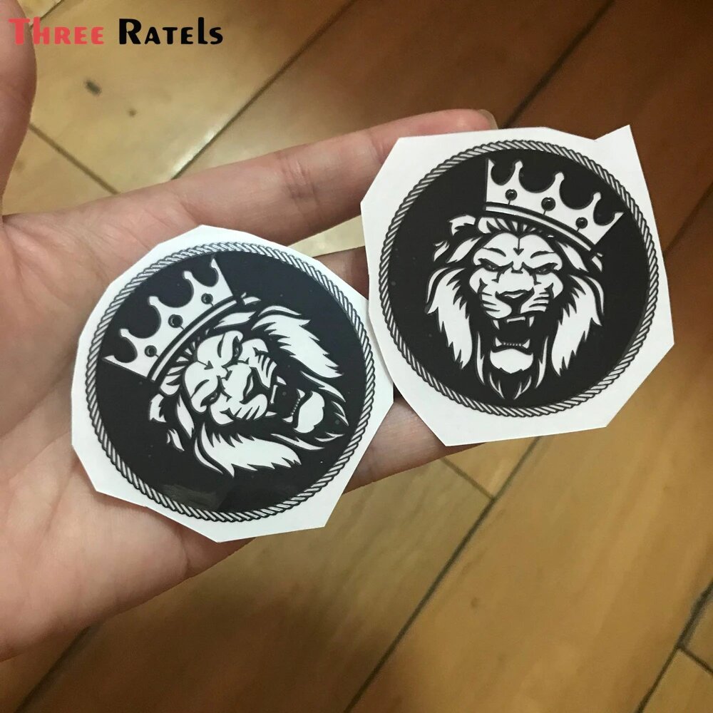 51 мм MT-063 крутая черная, золотая металлическая наклейка «Король Лев» для MT-063 black 2pcs