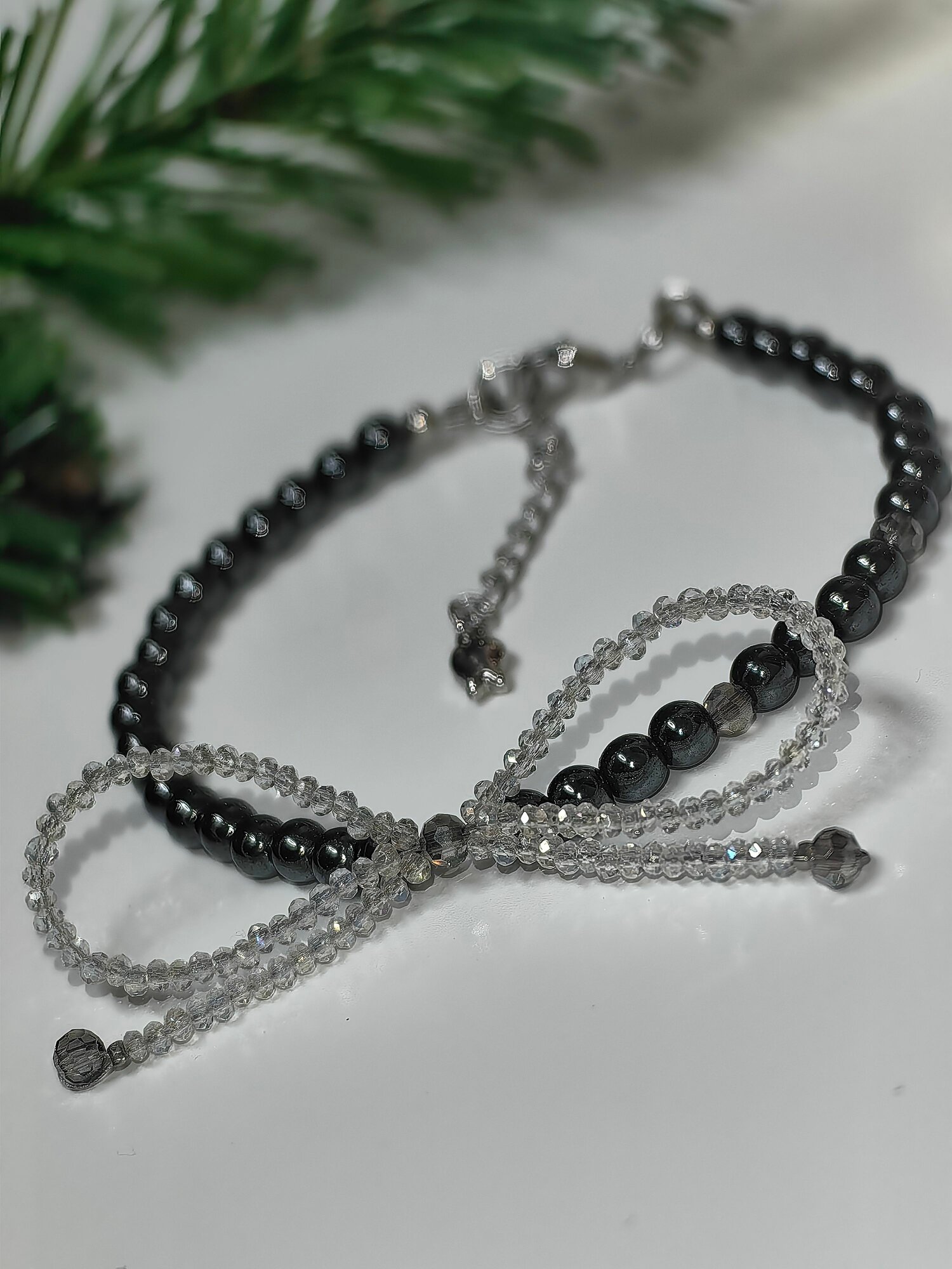 Браслет, гематит