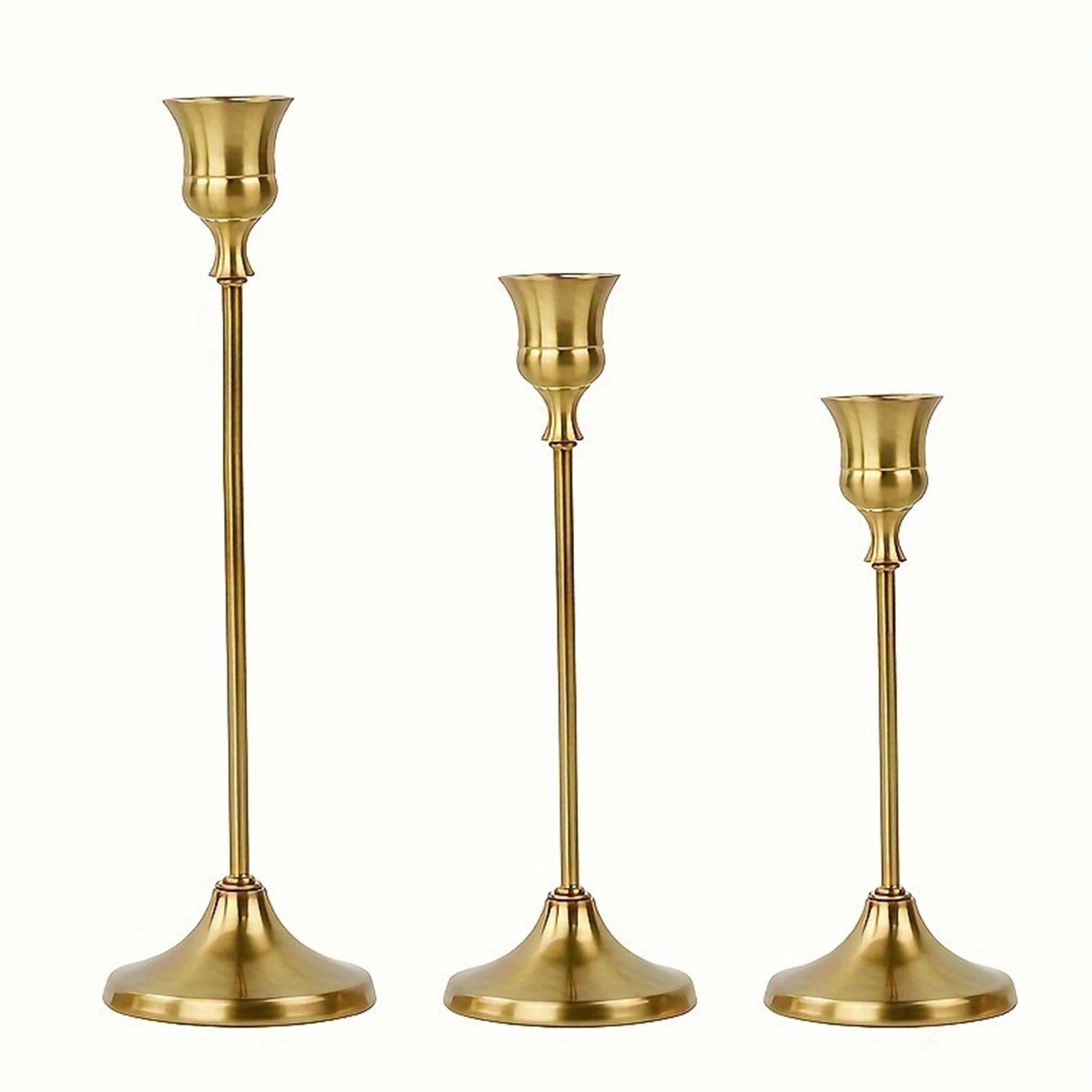 Металлические подсвечники coppery, 3 шт.