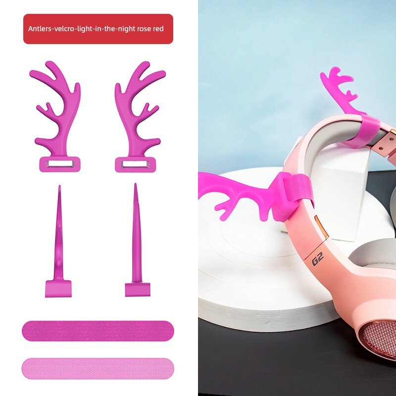 Подходит для наушников с креплением на голову, универсальные кошачьи ушки, милые декоративные подвески, аксессуары для