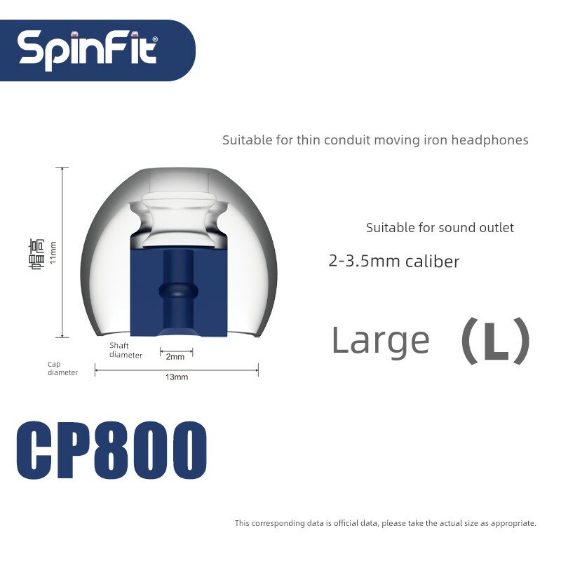 Силиконовые вкладыши SpinFit для наушников AirPods, беспроводные, CP360/100+145/800/W1, круглые, с улучшенным звуком