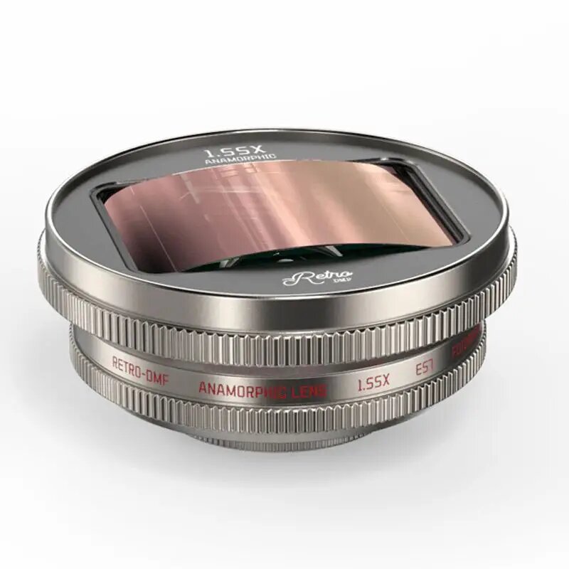 Fotorgear T-mount внешний объектив для мобильного телефона портретный макро 1.55X Anamorphic