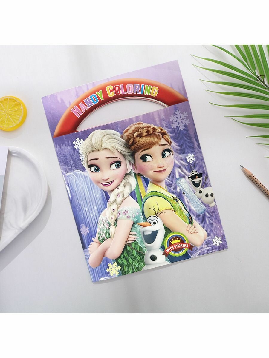 Набор книжек-раскрасок + наклейки, для девочек, 8 страниц, творческий набор для детей и идейный подарок, развивающие занятия и вдохновение для игр