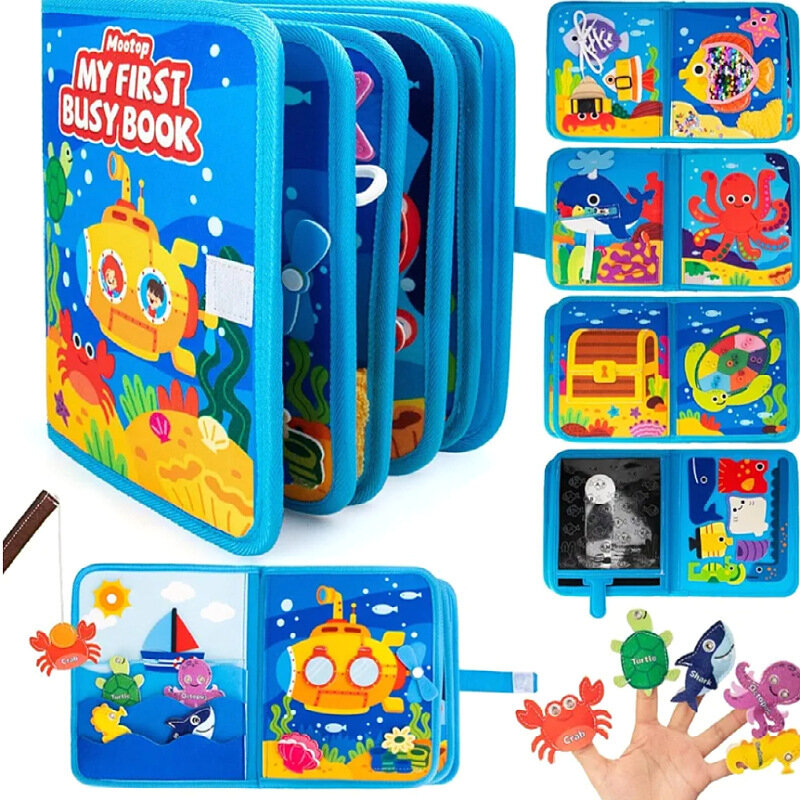 В наличии оптом фетровая книга, кросс-бордер Amazon, детская история, доска для раннего образования, книга с животными на ферме