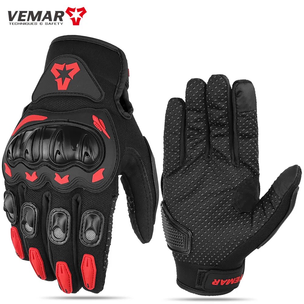 Мотоперчатки Vemar, Summer Red