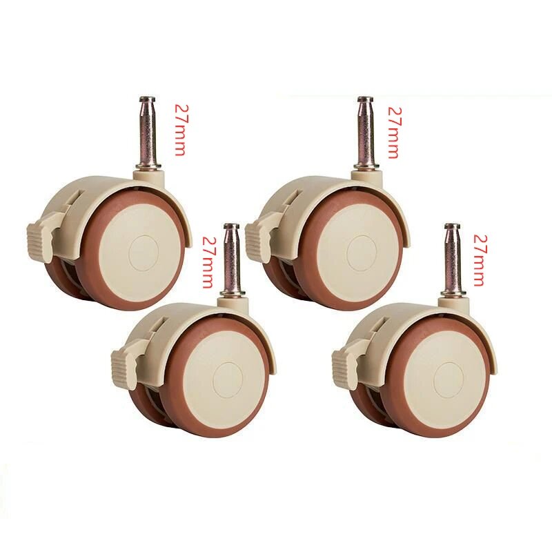 Мебельные ролики для детской кроватки 4 шт. C-27mm