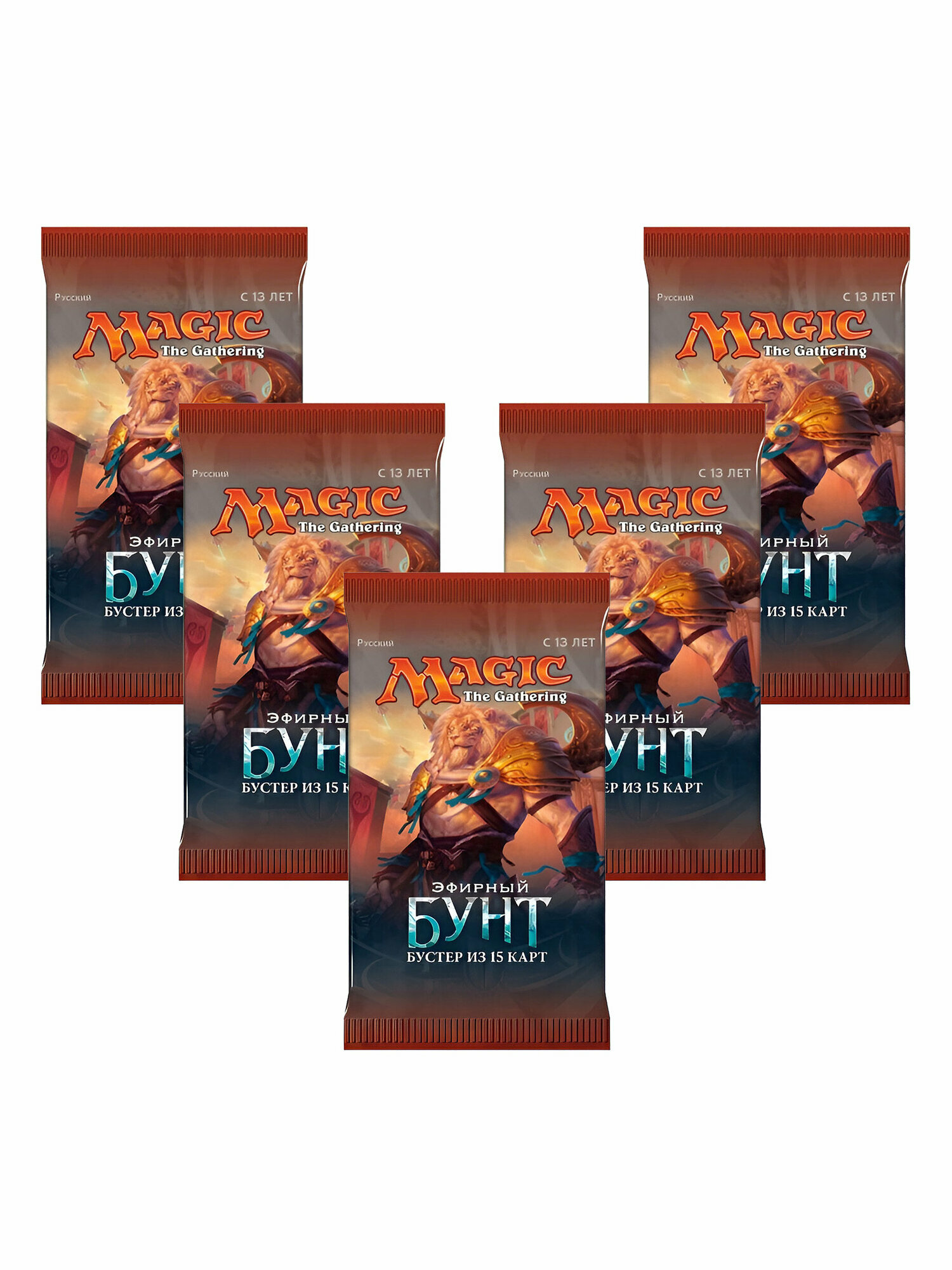Magic The Gathering: 5 бустеров MTG издания Эфирный Бунт на русском