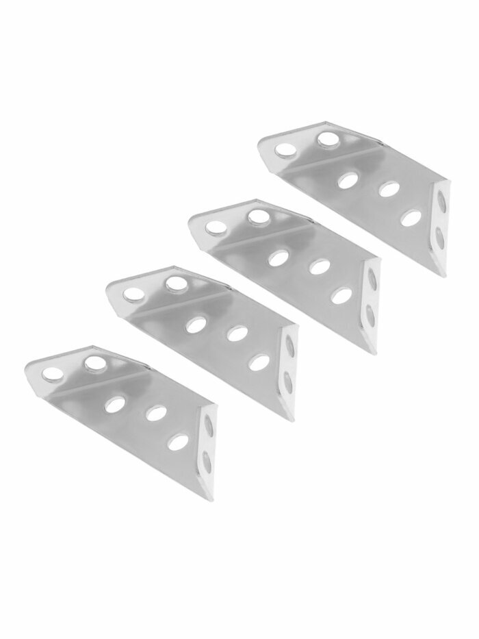 Угловой кронштейн тундра, для сборки и ремонта мебели, набор 4 шт.