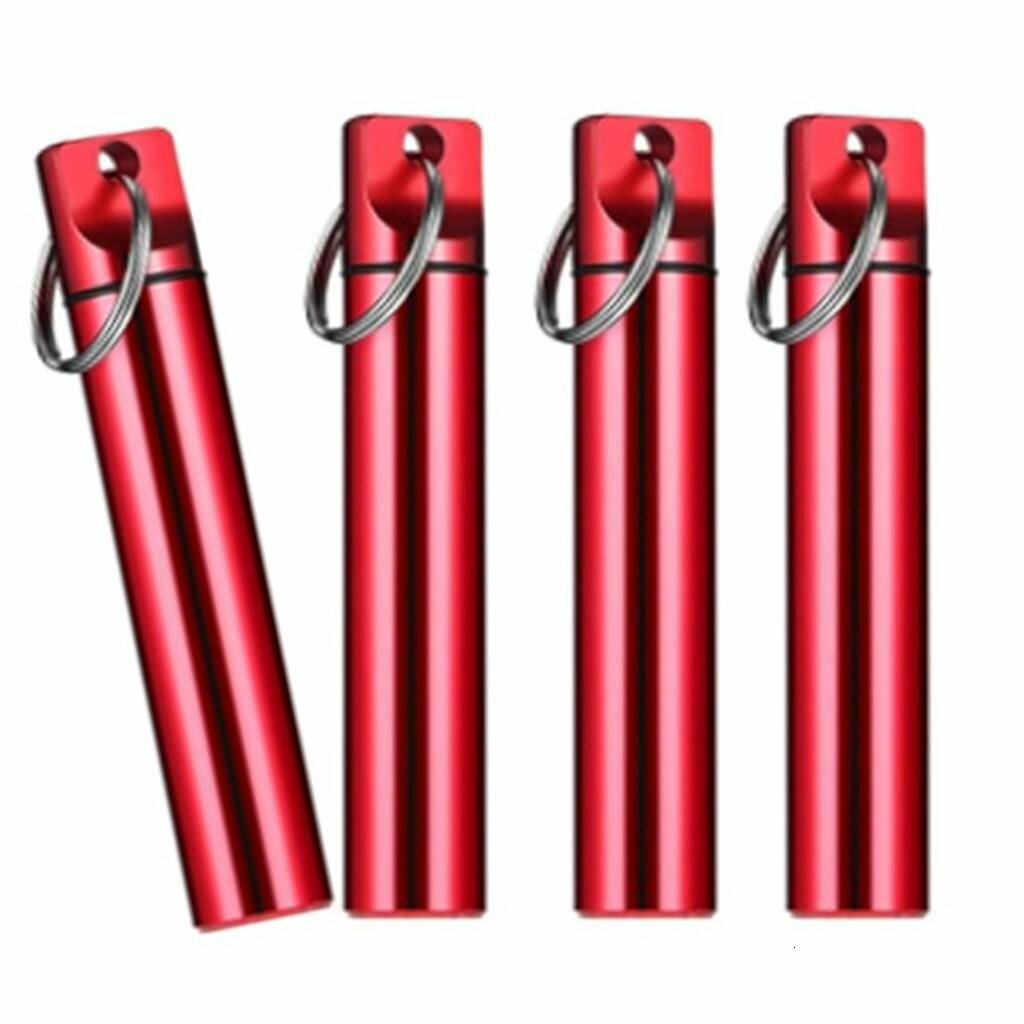 Металлическая ёмкость для зубочисток, красный - L