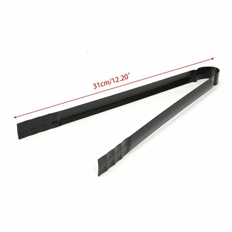 Щипцы для барбекю с металлической ручкой, Черный