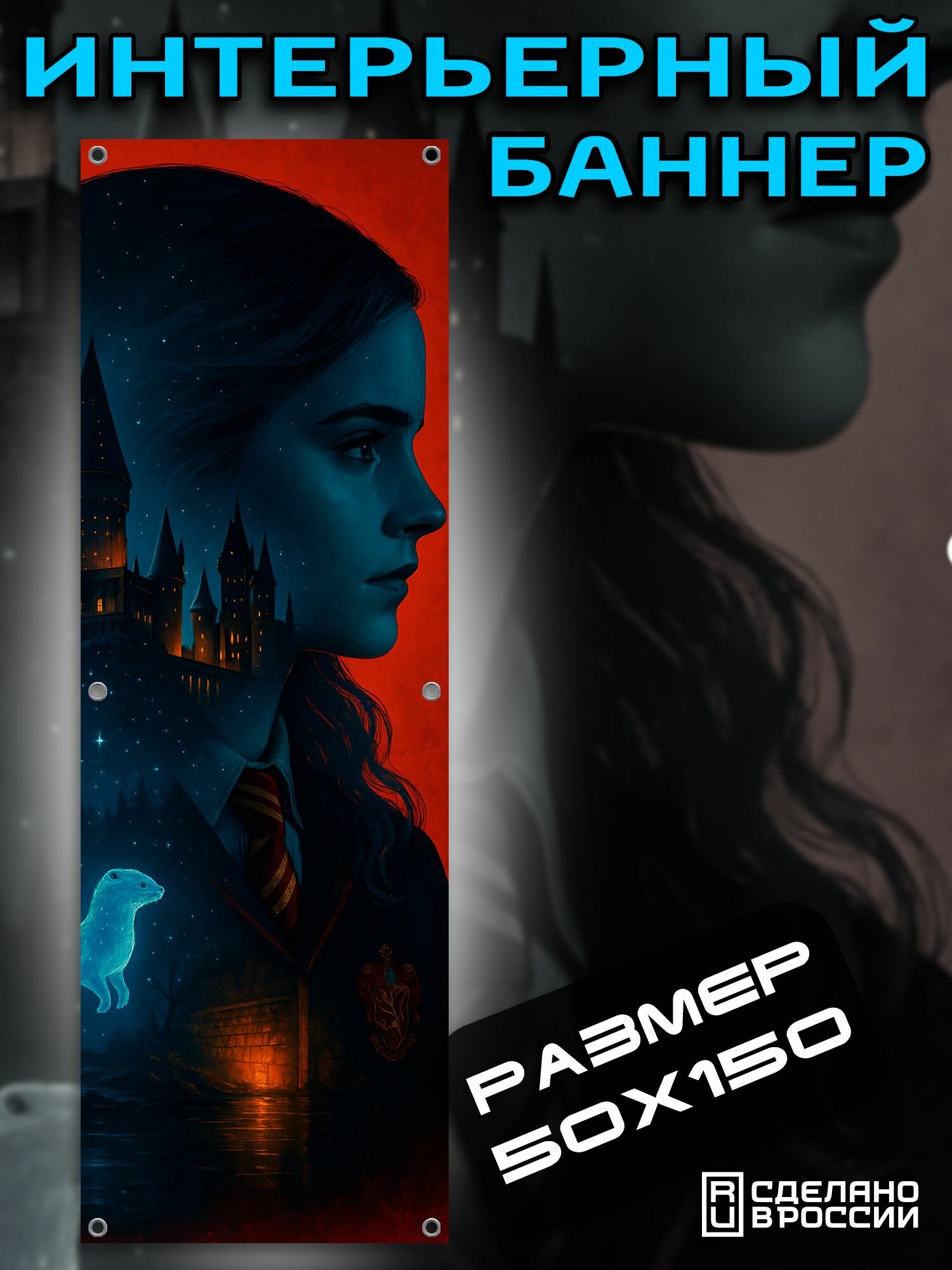 Баннер интерьерный 150х50