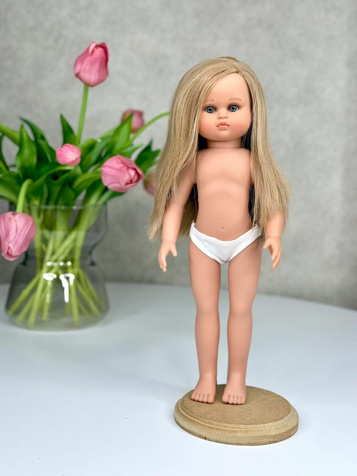 Кукла для девочки виниловая 33 см Нани без одежды (3302W)