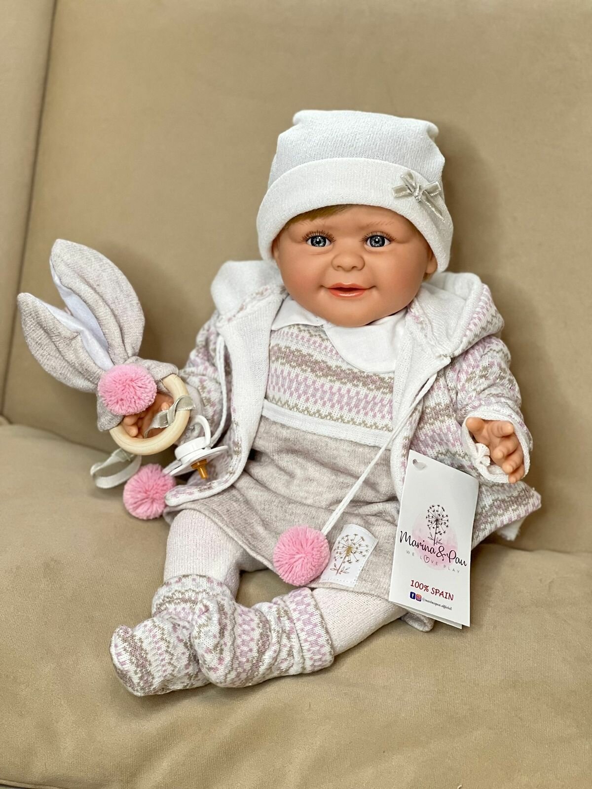 Кукла для девочки 42 см Сладкий мягконабивная (M707K)