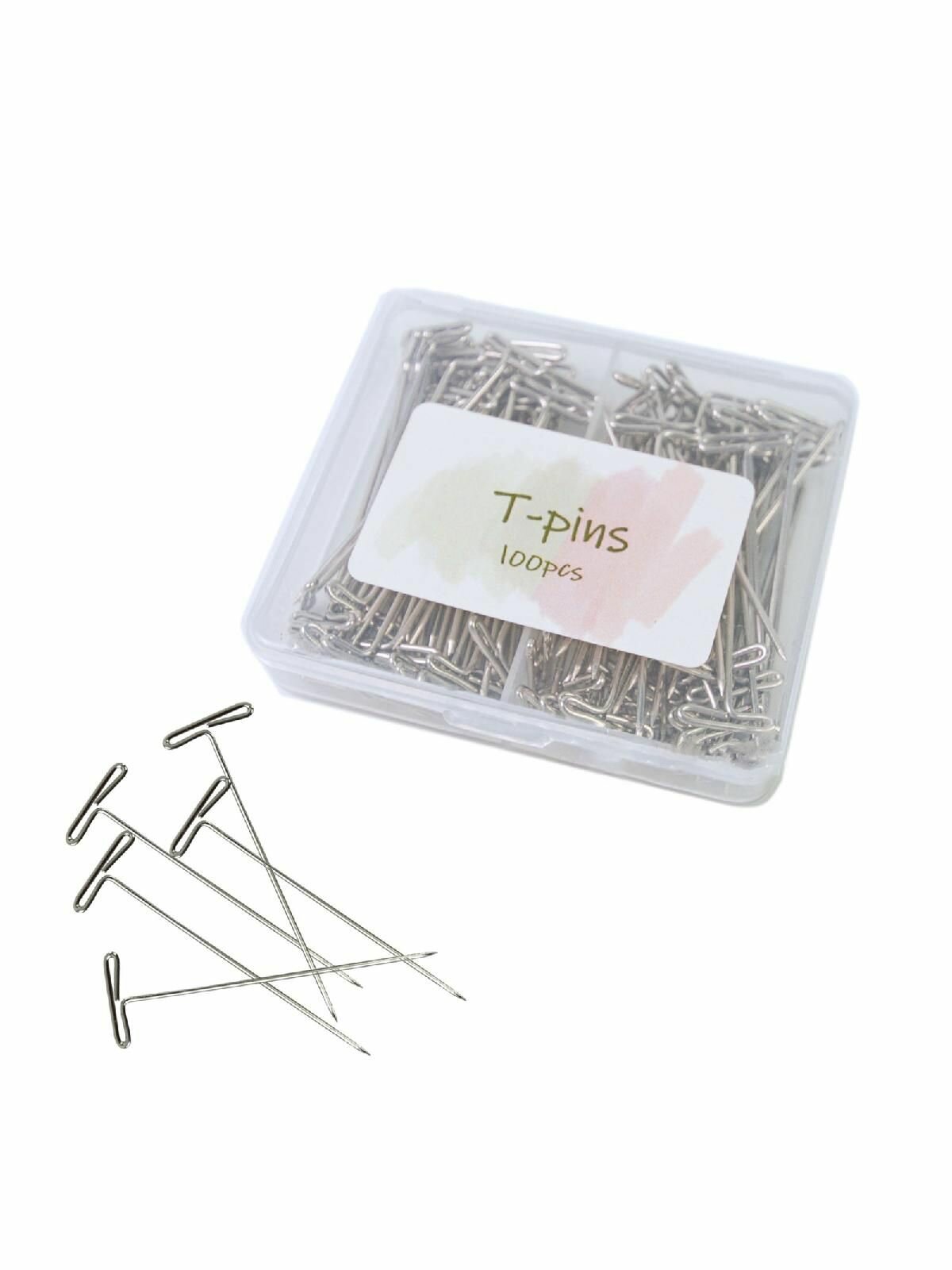 Стальные Т-образные булавки для вязания и шитья, C