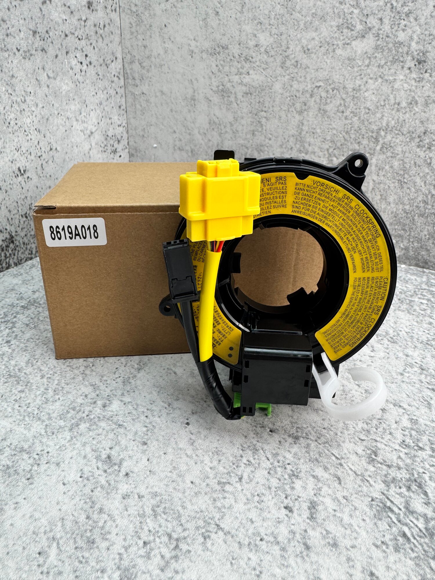 Подрулевой шлейф 8619A018 для Mitsubishi Lancer X / Шлейф руля Митсубиши Лансер Х/ Подрулевая спираль Mitsubishi Outlander XL II/ Кольцо SRS Митсубиши Аутлендер -