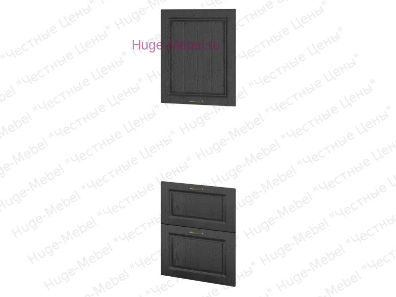 Кухонный фасад Ф-93 графит (Мария) Huge Mebel . Ширина 596 Высота 1418. Кухонные фасады