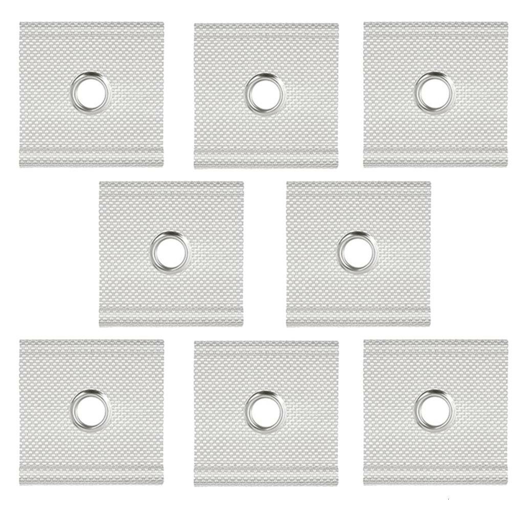 Крепления для тента, петли и фиксаторы для кемпинга, Белый 8шт.