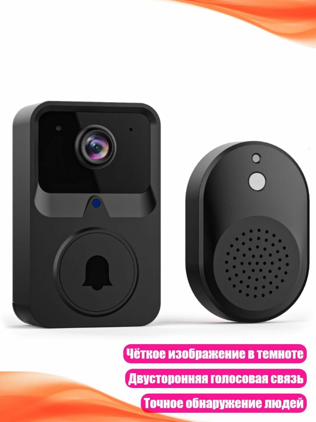 Беспроводной видеодомофон с функцией двухсторонней связи