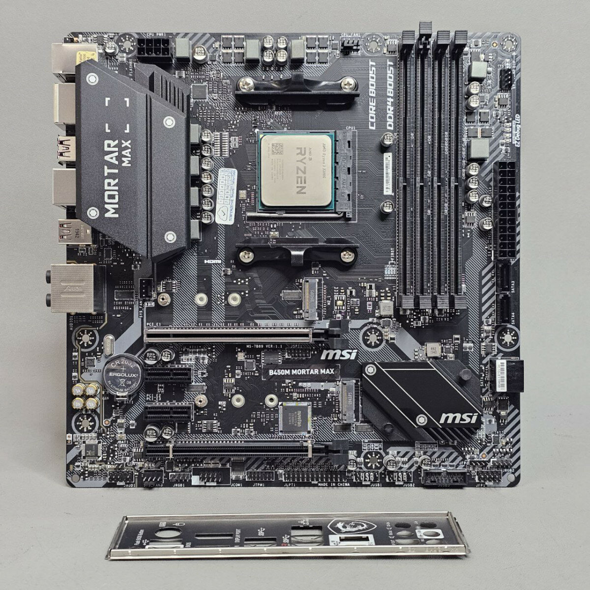 Комплект MSI B450M mortar MAX +R3 3200G