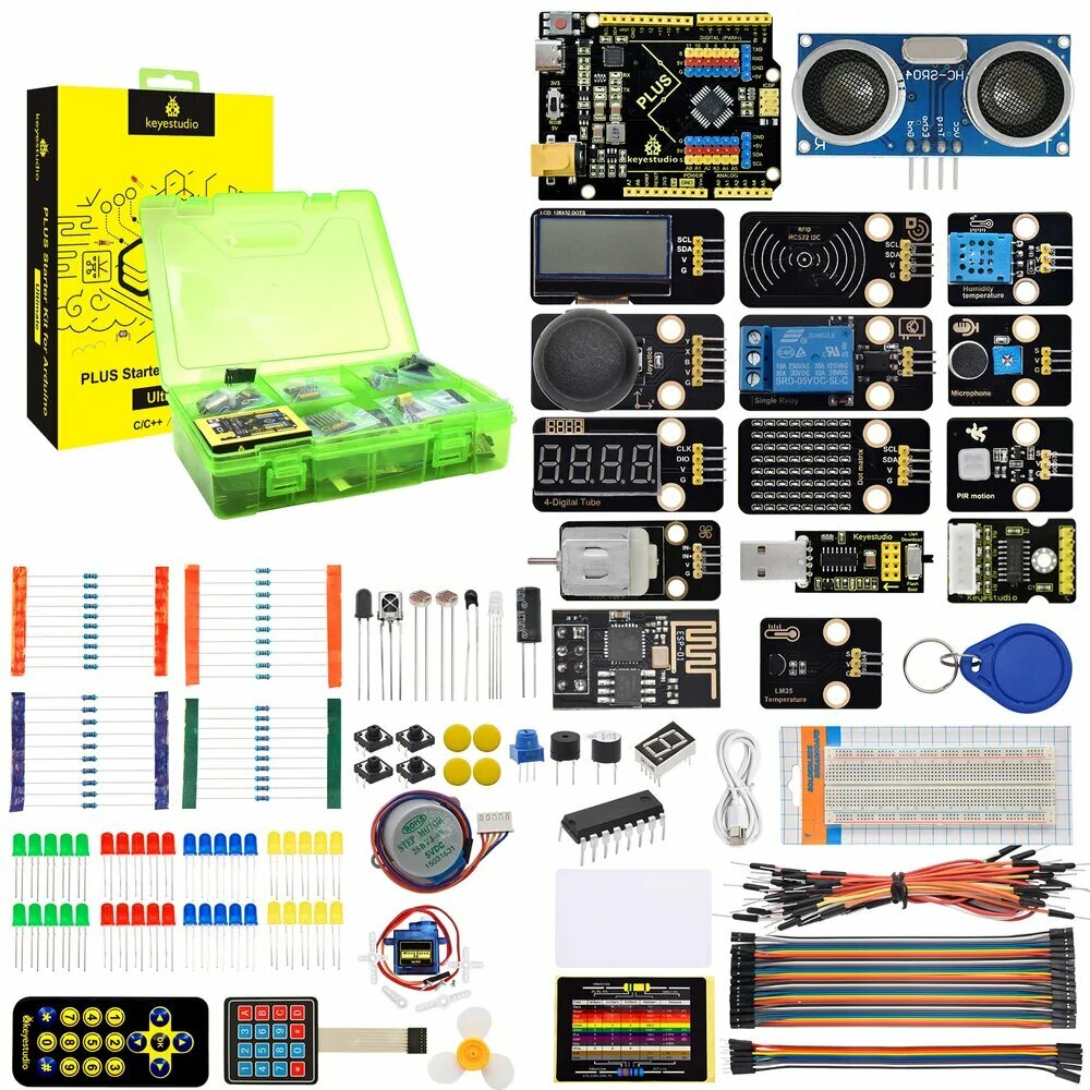 Keyestudio Стартовый набор Ultimate IOT Super Starter Kit для Arduino DIY Electronics Kit