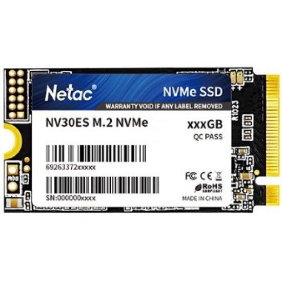 Накопитель SSD Netac NV30ES 256GB M.2 2242 PCIe 3x4 (NT01NV30ES-256-E4X)
