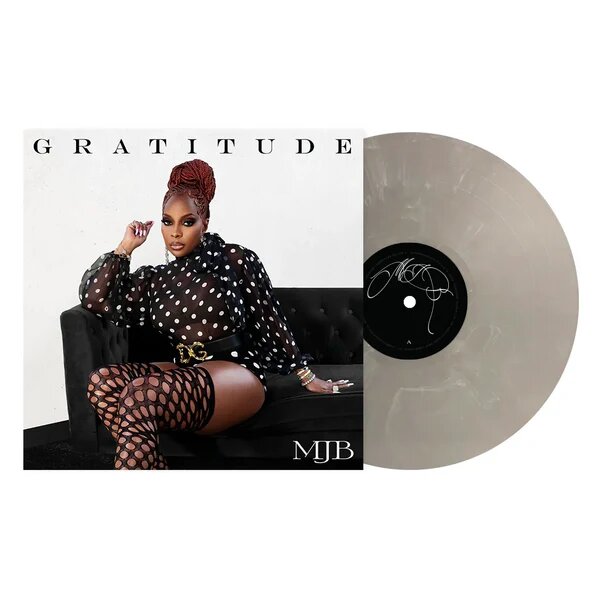 Mary J Blige - Gratitude (Silver & White Swirl 2LP) - новая виниловая пластинка