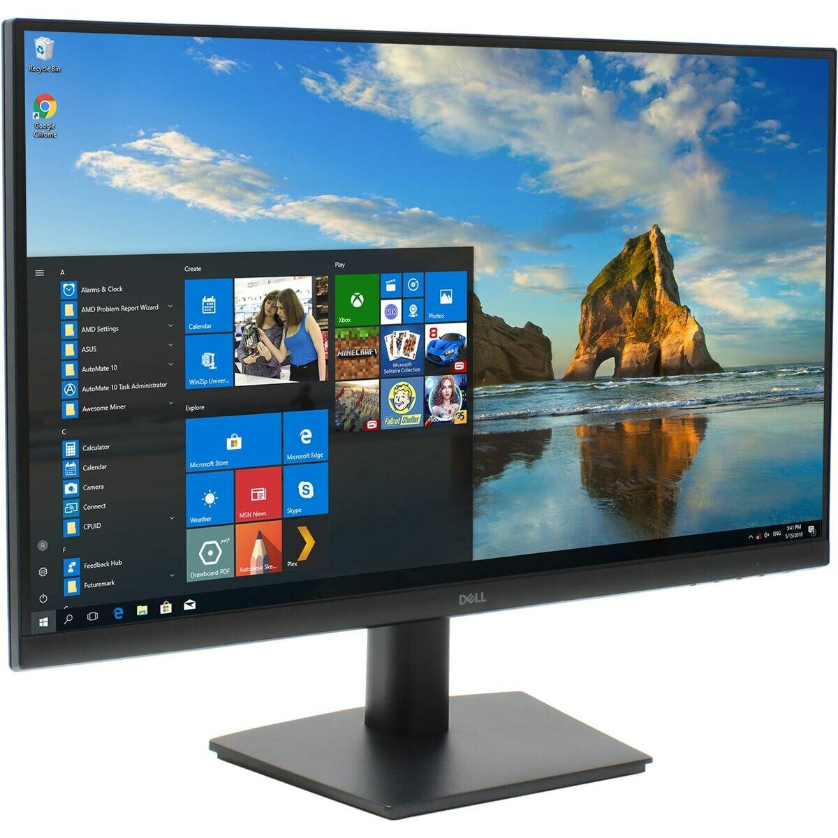 23.8" ЖК монитор DELL E2425HM (LCD, 1920x1080, D-Sub, HDMI, DP)