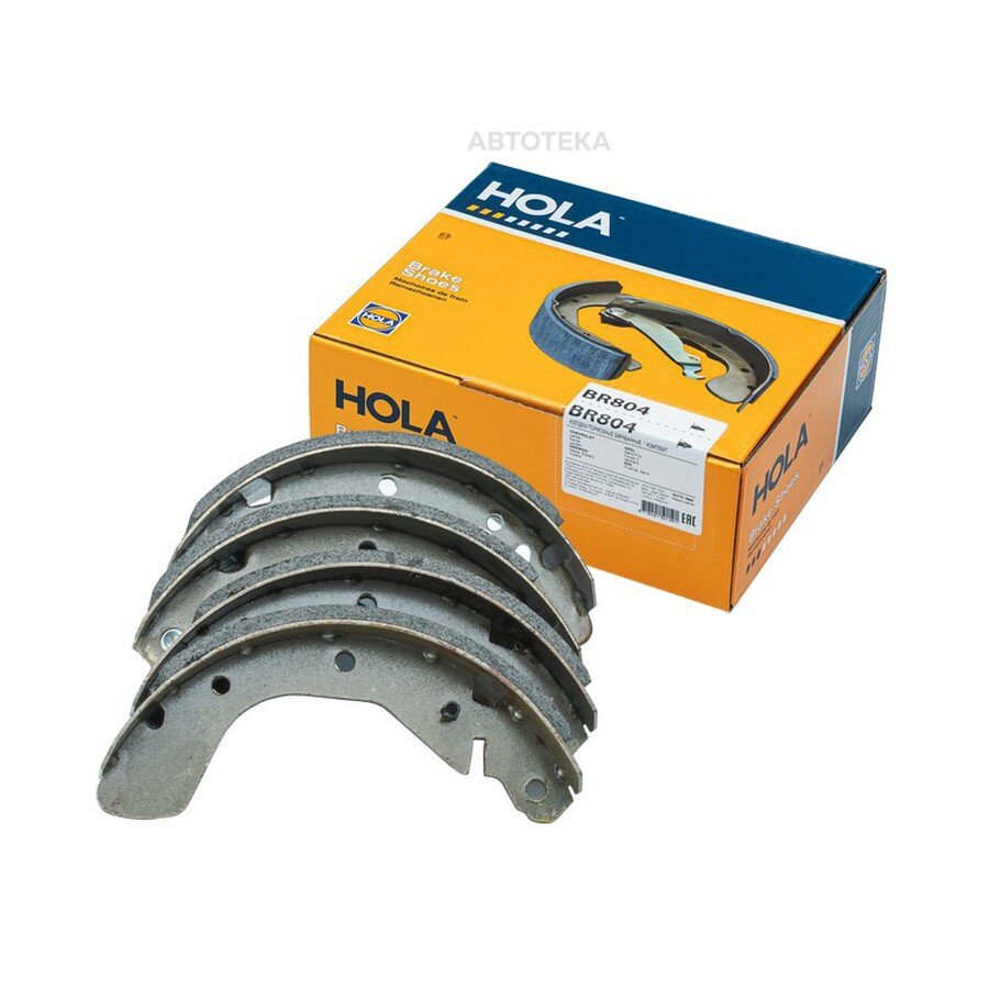 Деталь BR804 HOLA Тоpмозные колодки баpабанные задние CHEVROLET Lanos Lace HOLA BR804