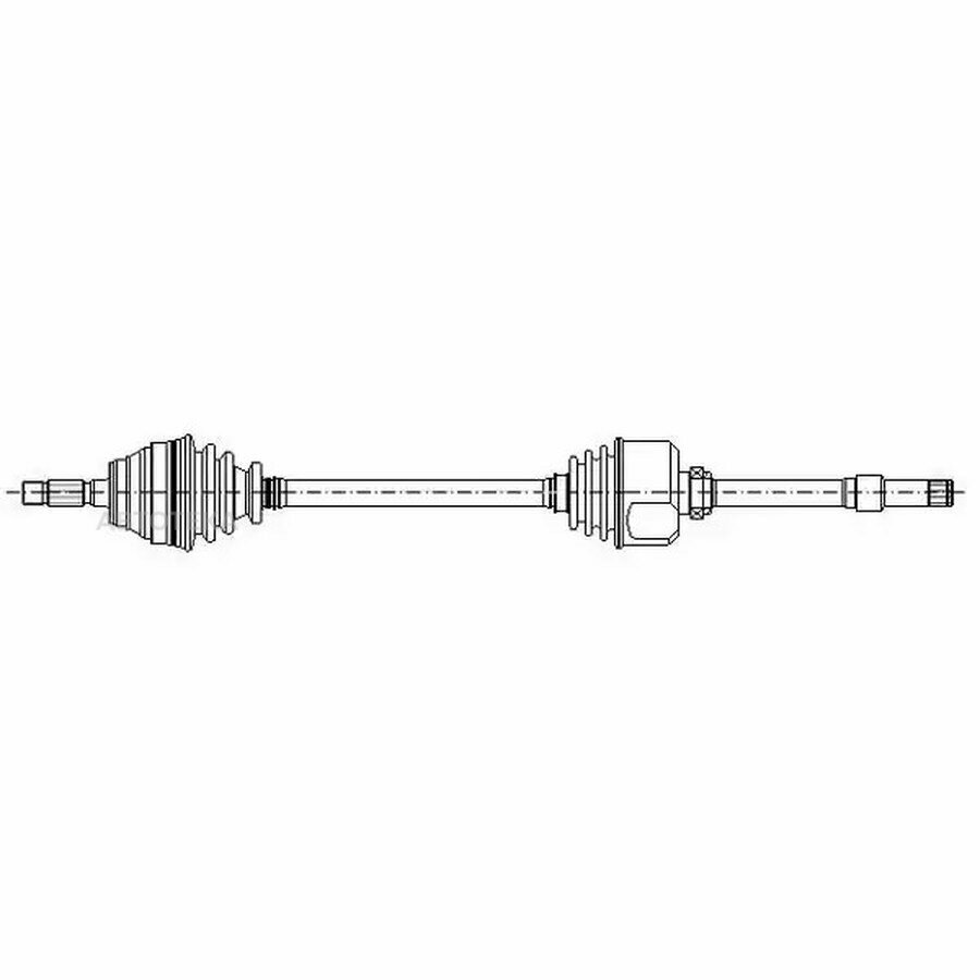 Привод в сборе L METELLI 170395