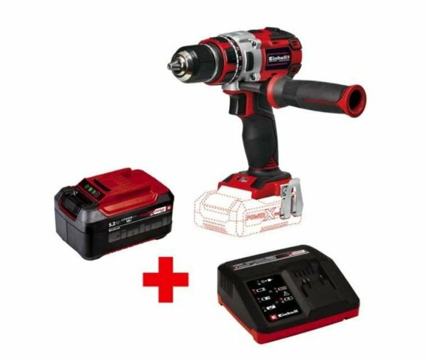 Набор Einhell: дрель аккум. PXC TE-CD 18 Li Brushless + 1 акк. PXC Plus 5.2Ач 18В + ЗУ 4А