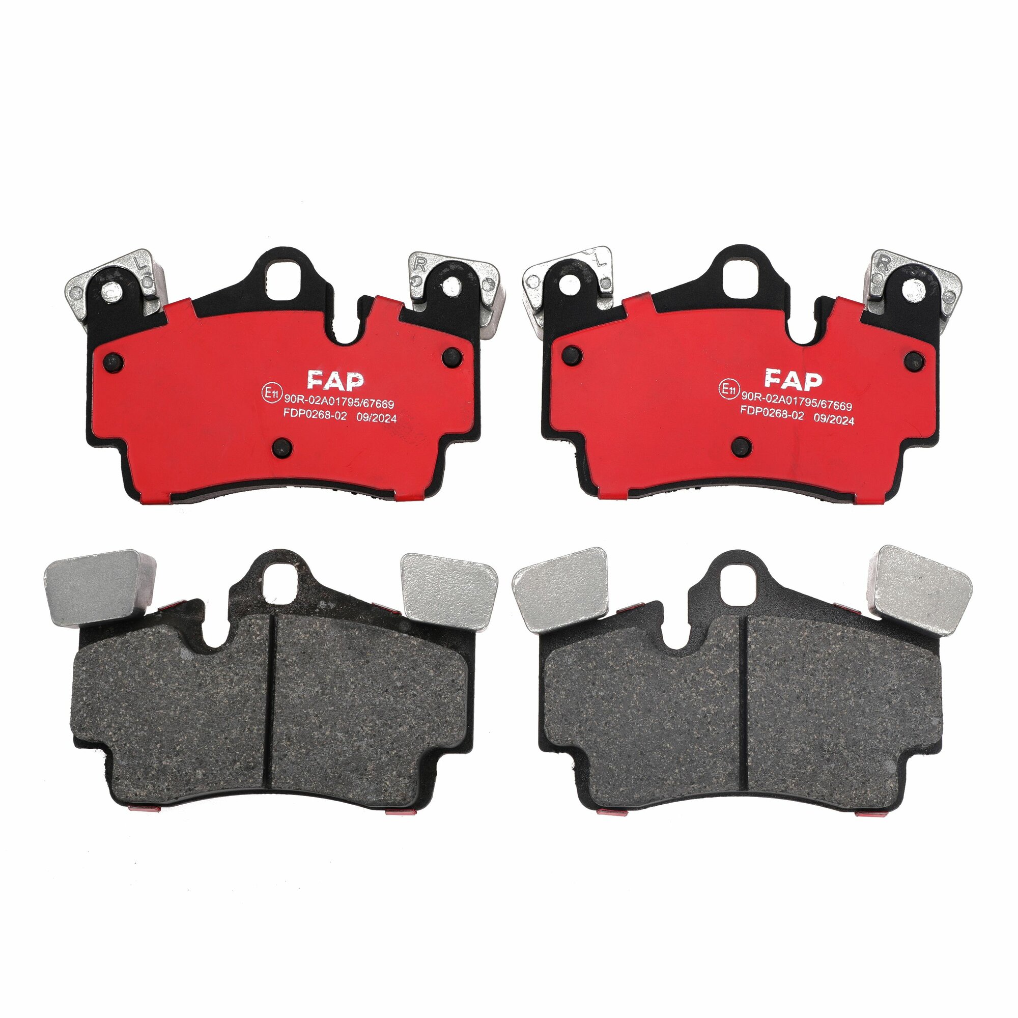 Задние тормозные колодки на Ауди Q7 Ку 7, Audi Q7, Порш Кайен, Porsche Cayenne; 7L5698451, 95535293950 керамические бесшумные