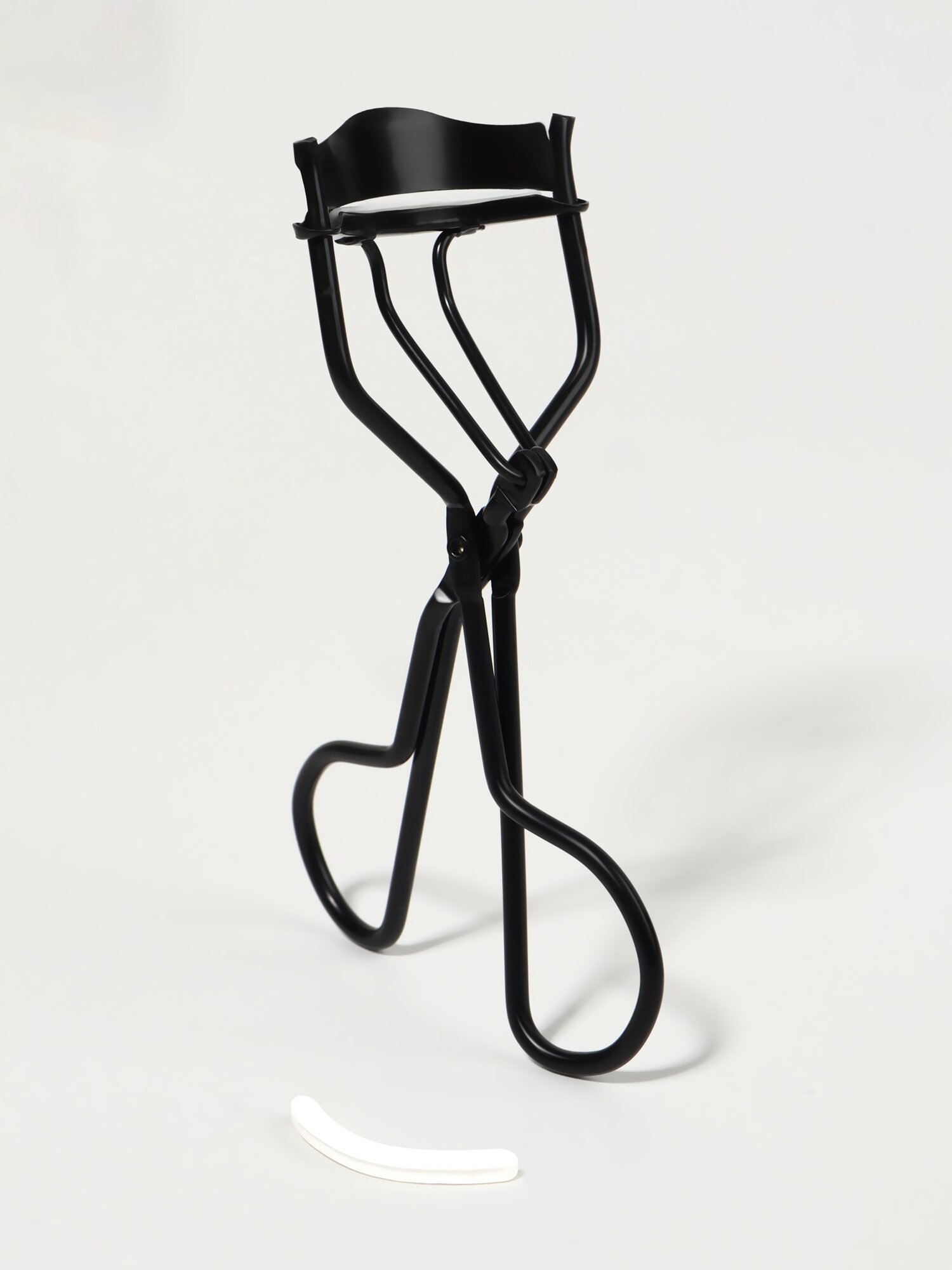 Щипцы для ресниц QF, для создания завивки, металл, резина, черные