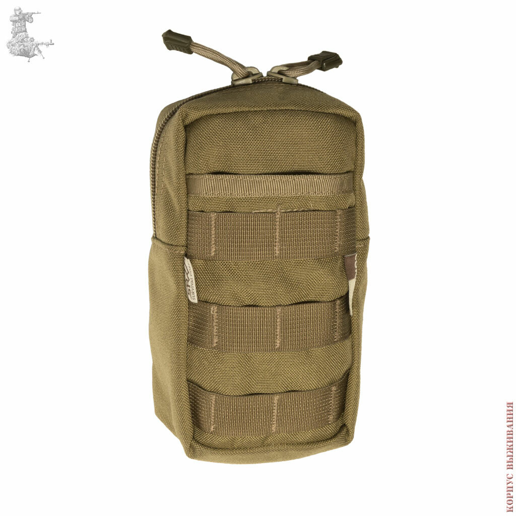 Подсумок универсальный на Молнии вертикальный (Черный)