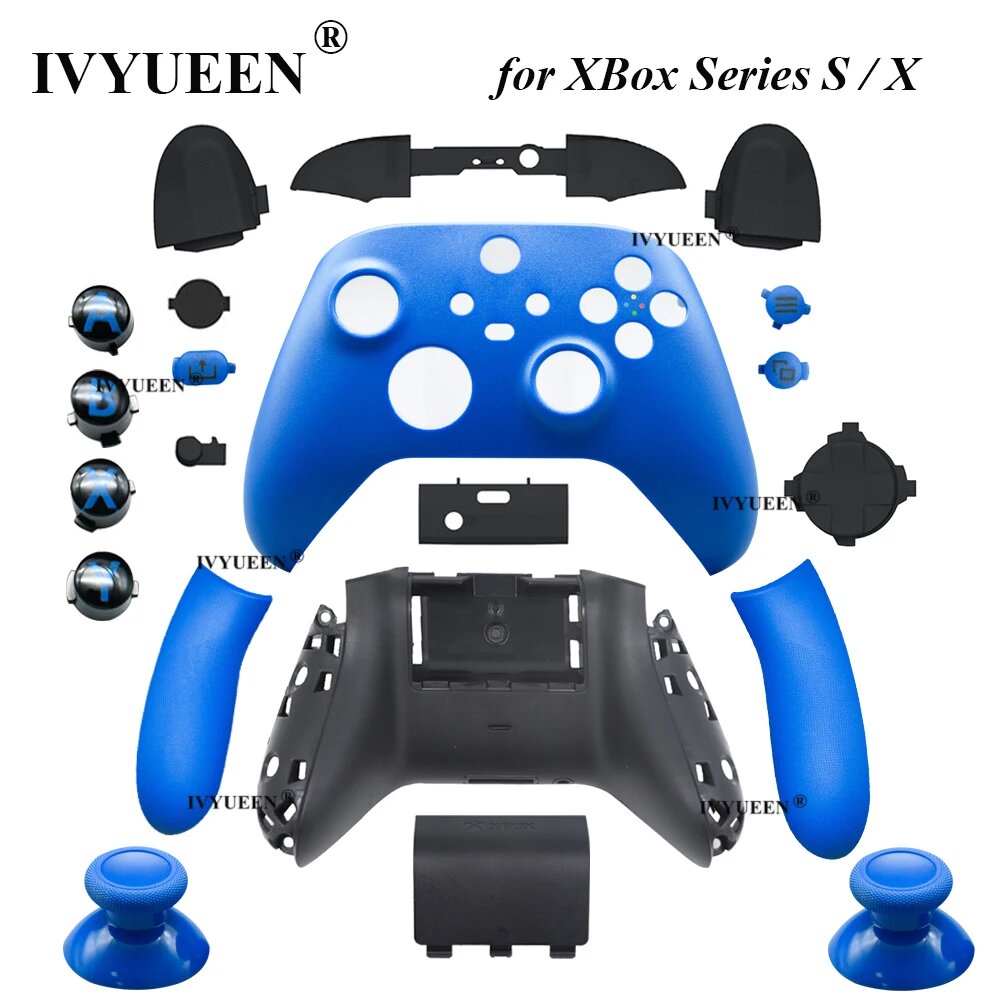 Корпус для контроллера Xbox Series X S IVYUEEN Blue Black