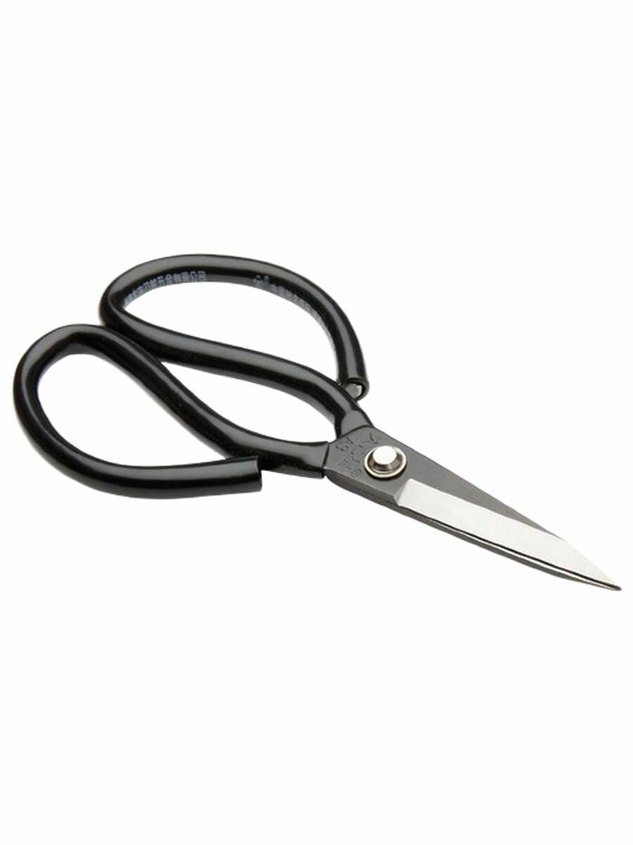 Ножницы прямые большие для работы с кожей. Длина лезвия 70 мм