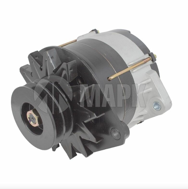 Генератор ЕВРО-2 (24В, 80А) поликлиновый шкив (KRAUF) МАЗ, ЛАЗ, урал дв. 236,7511,7601