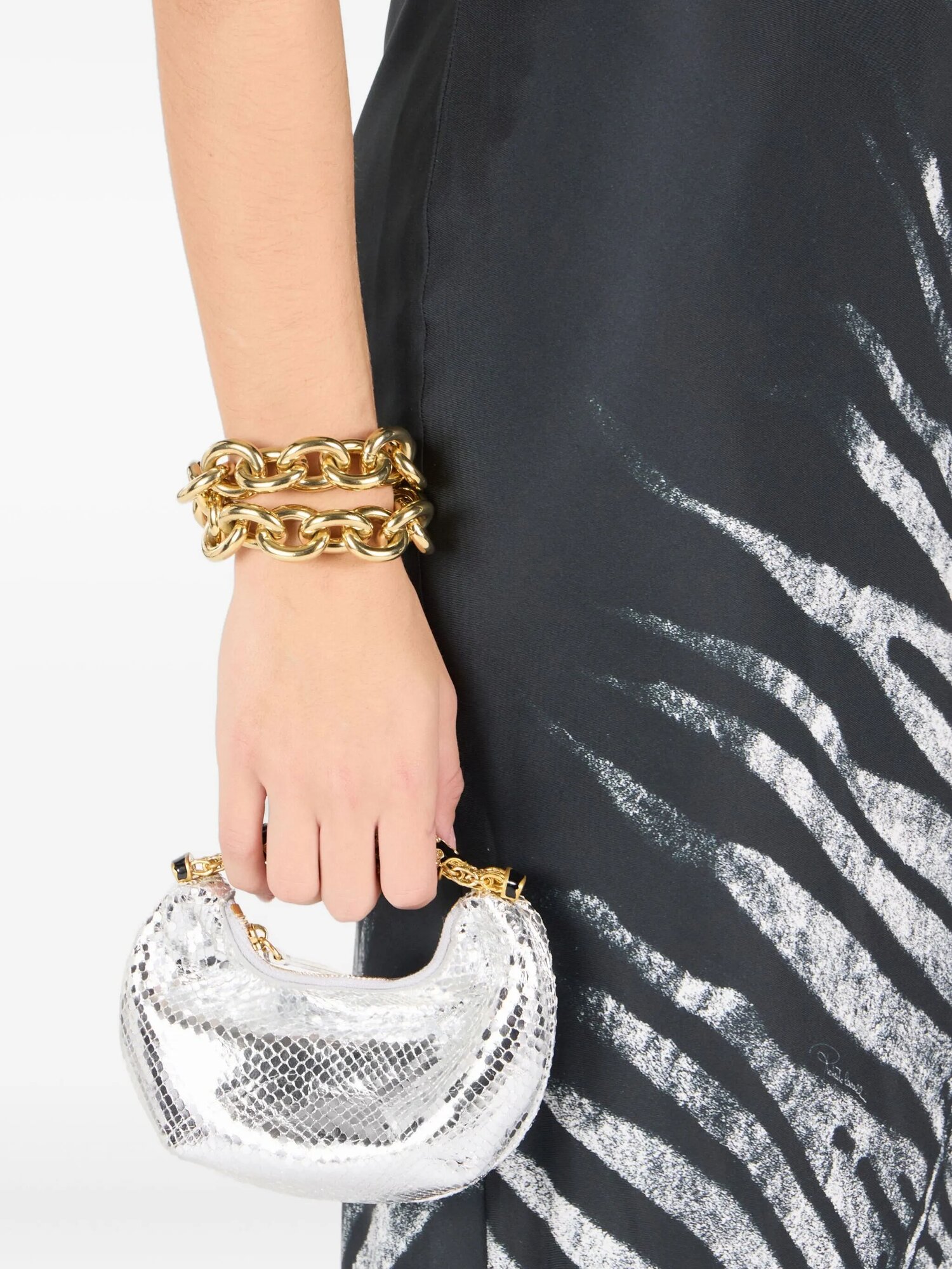 Сумка Roberto Cavalli, Silver — фото 1