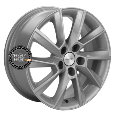 Диск автомобильный литой Khomen Wheels KHW1507 (Aveo) 15x6 5x105 et39 dia56.6 F-Silver