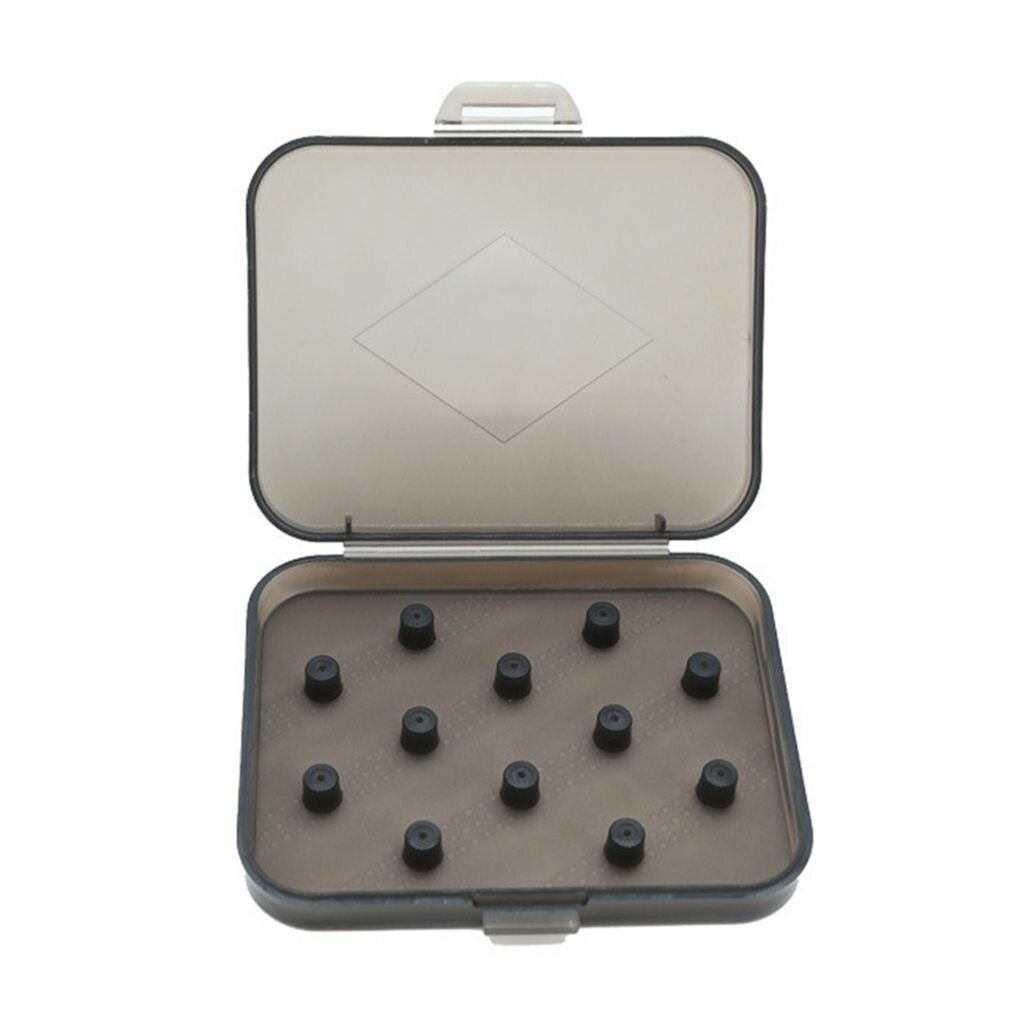Чехол для хранения амбушюров Прозрачный чехол наушников, прочный ящик 6 пар амбушюров, небольшой и портативный