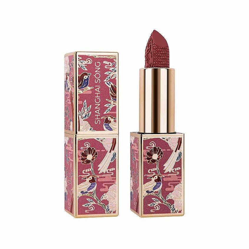 SHANGHAI SONG Сатиновая помада Empress Kiss, № 002 Legacy, 3.6 г