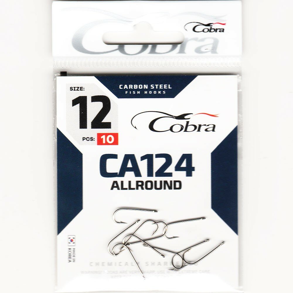 Крючки Cobra Allround ROUND CA124 #012 (уп. 10 шт.)